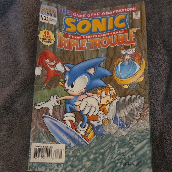 Sega | Other | Sonic The Hedgehog Triple Trouble Comic | Poshmark